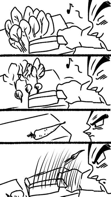 ベジータ様のお料理地獄 Snsお絵描きマン さんのマンガ ツイコミ仮