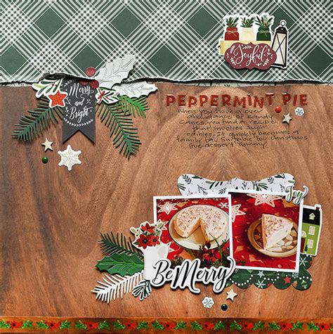 A Cozy Christmas Layout Echo Park Paper