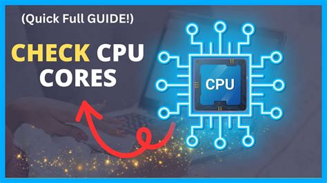 how to find number of cores in your laptop cpu processor check how