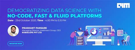 Webinar Democratizing Data Science With No Code