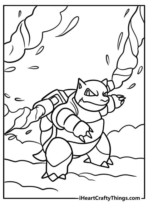 25 Blastoise Coloring Pages Free To Print Pdf Sheets