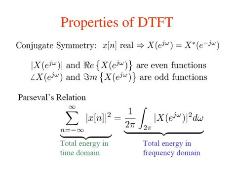 Ppt Discrete Time Fourier Transform Powerpoint Presentation Free