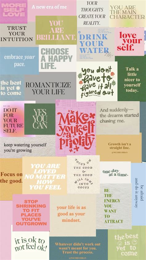 Collage Lock Screen Positive Quotes Wallpaper Motivational Quotes Wallpaper Positive Wallpapers