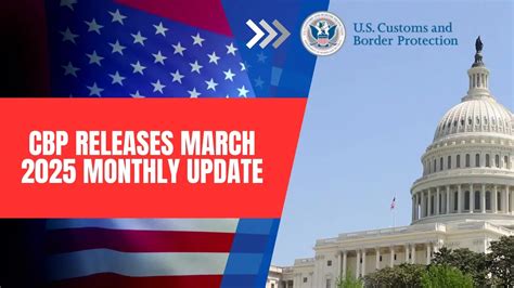 Cbp Releases March 2025 Monthly Update