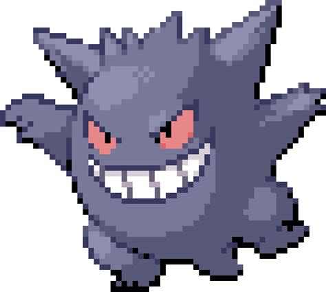 Pixilart Gengar Shiny By Reizu138