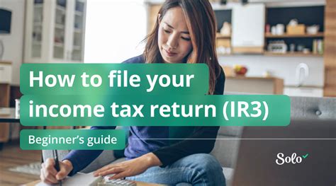 How To File Income Tax Return Ir3