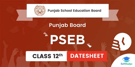 Pseb 12th Date Sheet 2026 Pdf Download Released