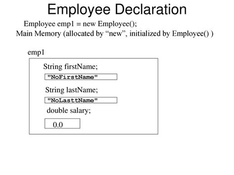 Classes Variables That Are Not Of A Built In Type Are Objects Ppt
