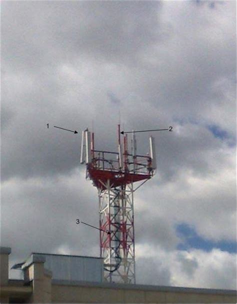 Панельные антенны на небольшой надстройке