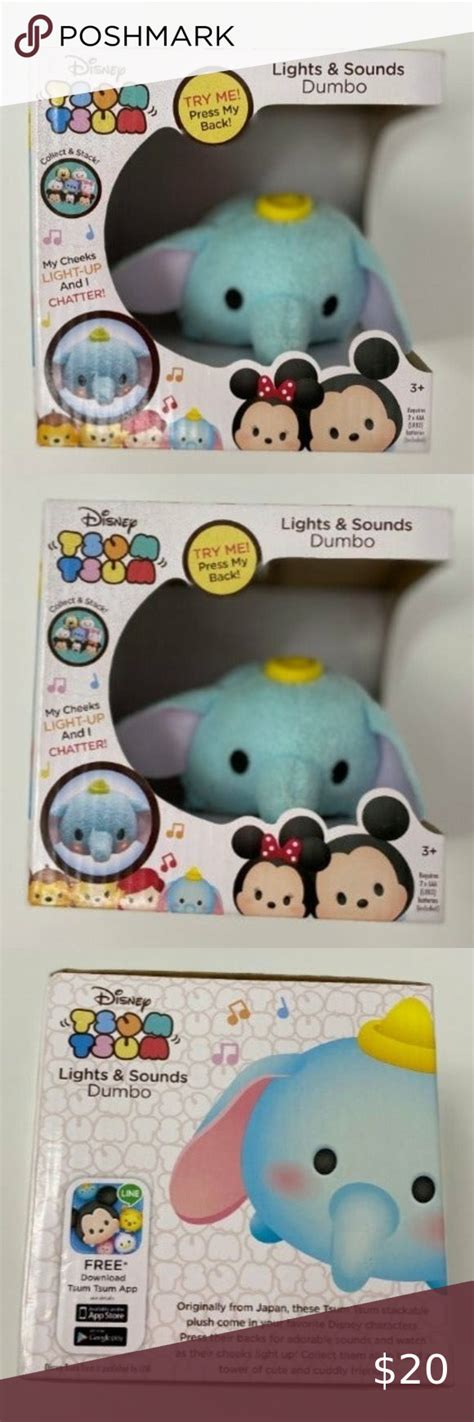 Disney Tsum Tsum Dumbo Lights And Sounds Disney Tsum Tsum Tsum Tsum