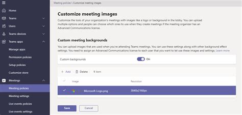 Custom Teams Background Setting Rmicrosoftteams