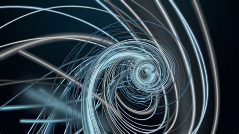 futuristic animation with stripe wave object in slow motion 4096x2304