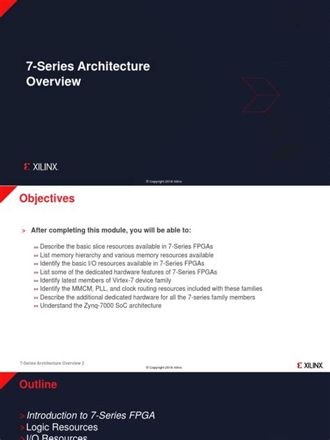 11 7 Series Architecture Overview Pdf Field Programmable Gate