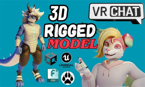 Make A Custom Avatar Vrc Avatar Furry Avatar And 3d Model By