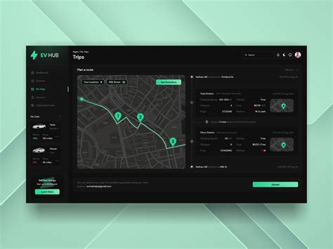 Ev Charging Station Web Dashboard By Extej Ui Ux Design Agency On Dribbble