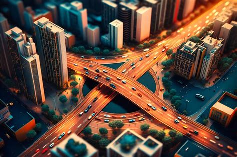 Premium Photo Smart Cities With Integrated Transport Systems Powered