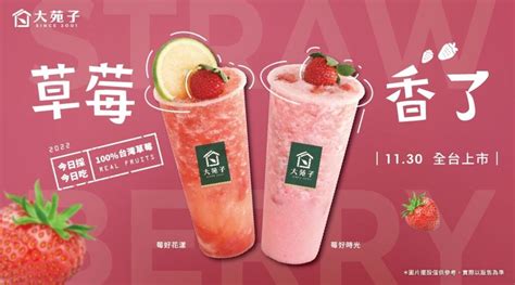 草莓香了11 30 三 起莓好時光莓好花漾全台上市 大苑子台灣鮮果第一品牌