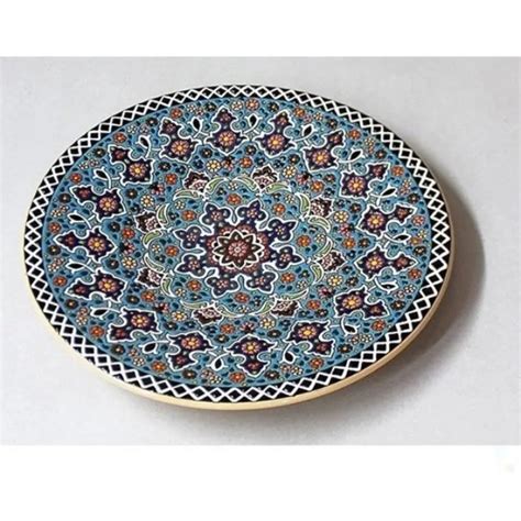 کمدا قیمت و خرید مینا کاری سفالی رنگ سبز آبی