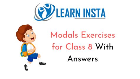 Modals Exercises For Class 8 With Answers Mcq Questions