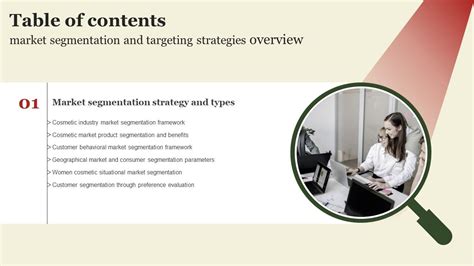 Market Segmentation And Targeting Strategies Overview Table Of Contents