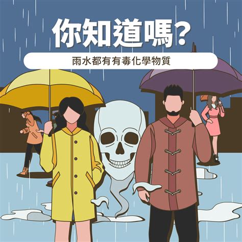 桃園環保局 護守桃花源 【國際新知】 你知道嗎？ 雨水都有有毒化學物質