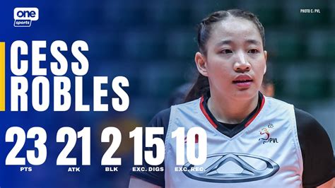 Cess Robles Drops Triple Double In Chery Tiggo Win Pvl Highlights