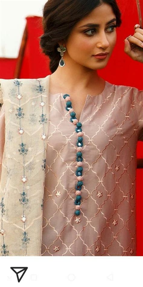 Suit Neck Design For Girls Latest