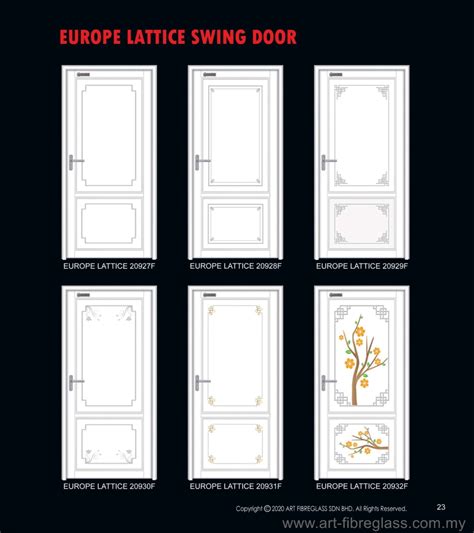 Aluminium Door Catalog Page021 Art Fibreglass Aluminium Door Catalog