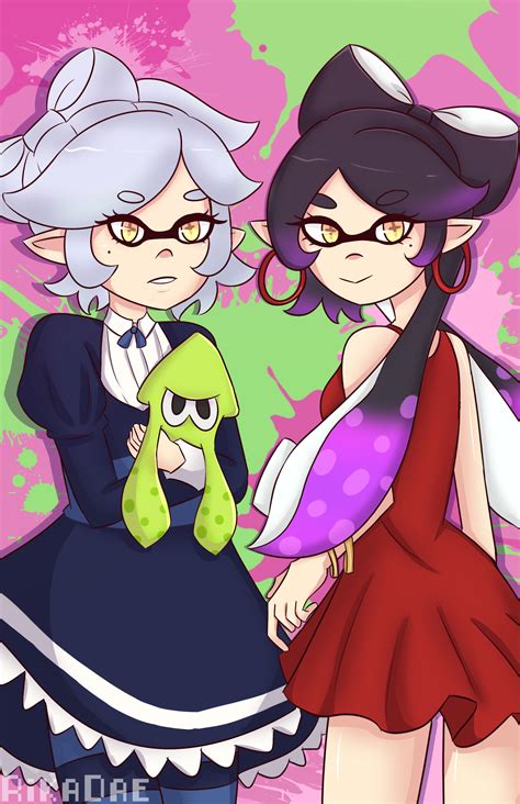 Artstation Splatoon X Panty And Stocking Crossover