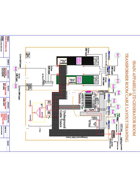 Generator Room And Transformer Room Cable Layout Pdf