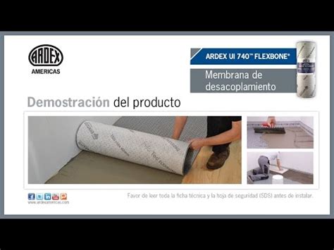 Ardex Ui 740™ Flexbone® Membrana De Desacoplamiento Adherida