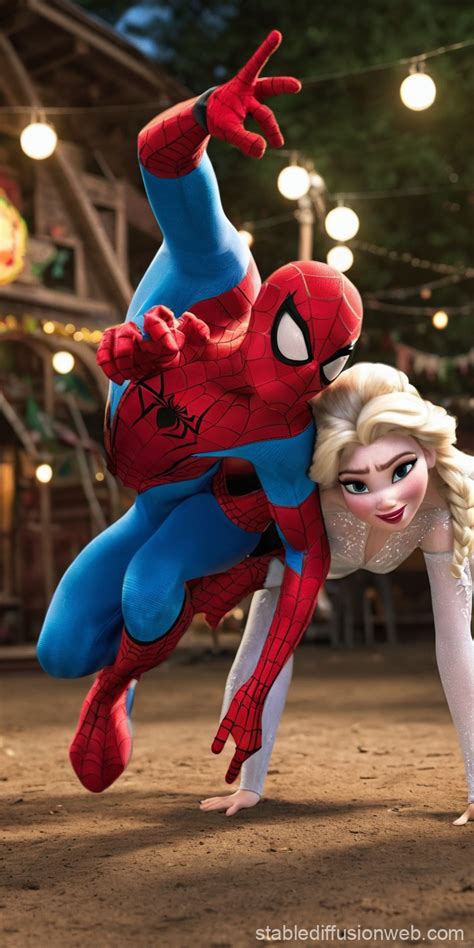 Spiderman Contra Elsa