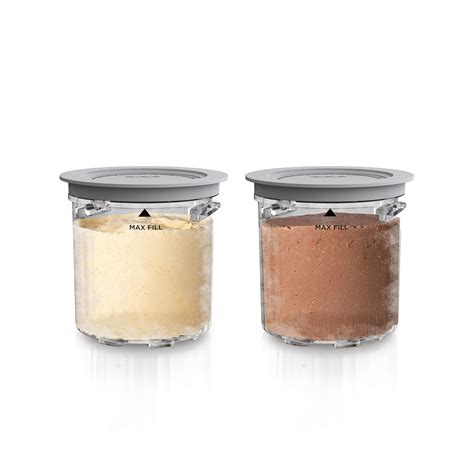 Ninja Creami Breeze Pints 2 Pack Compatible With Nc100 And Nc200 Series
