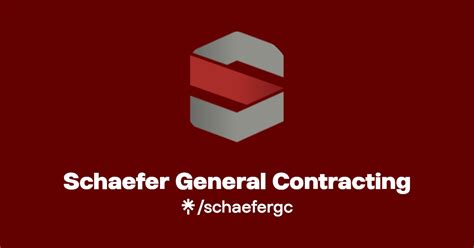 Schaefer General Contracting Instagram Linktree