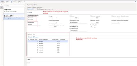 Vendor Payment Schedule In Microsoft Dynamics 365 Finance And