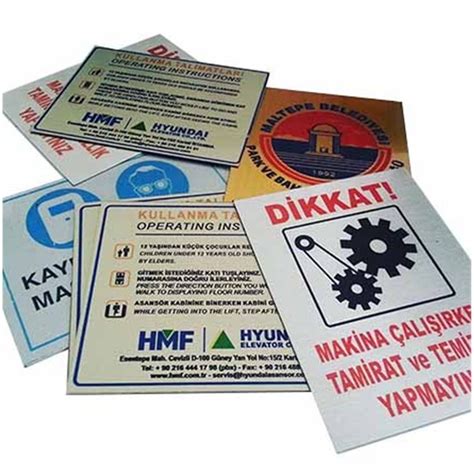Metal Etiket Baskı