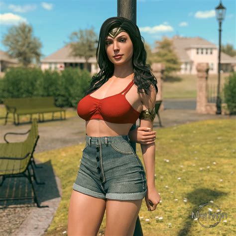 Wonder Woman Day Off Merlynnstudios Dc Rsuperheroporn