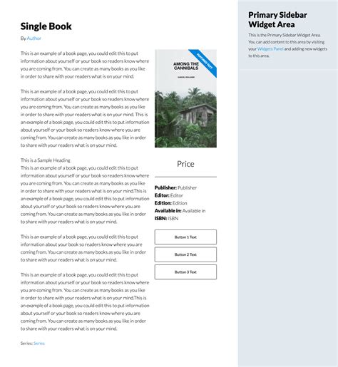 Add Sidebar To Genesis Author Pro Single Books Template