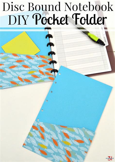Disc Bound Notebook Pocket