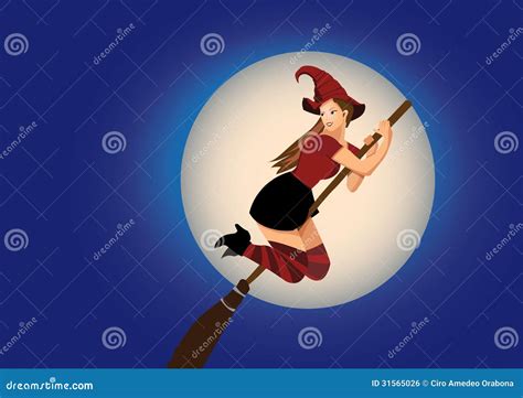 Witch Stock Vector Illustration Of Happy Christmas 31565026