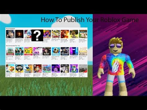 Roblox Studio How To Publish Your Roblox Game YouTube