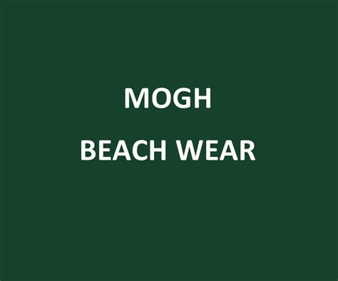 Mogh966 Mogh Beach Wear