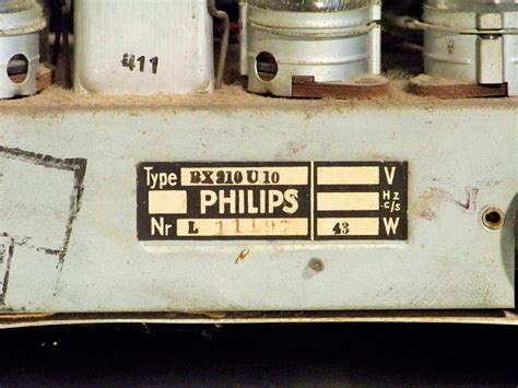 Philips Bx210u 10 Techniek Van Toen