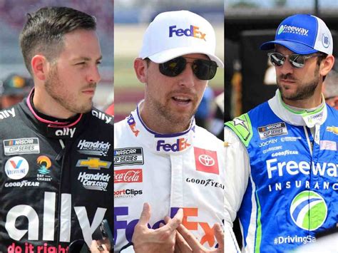 Denny Hamlin Gives His Verdict On Alex Bowman Daniel Suarez Darlington