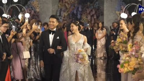 Potret Resepsi Pernikahan Jessica Mila Dan Yakup Hasibuan Mewah Dan Megah Bak Negeri Dongeng