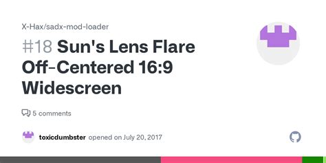 Sun S Lens Flare Off Centered 16 9 Widescreen Issue 18 X Hax Sadx