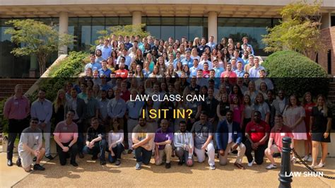 Law Class Can I Sit In Lawshun