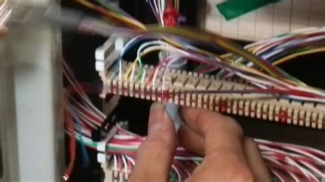 広島での電話工事、端子盤での電話ケーブル接続工事 Youtube