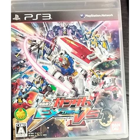 【機動戰士 機動戰士鋼彈極限 Vs日文版】ps3二手遊戲片出清 蝦皮購物
