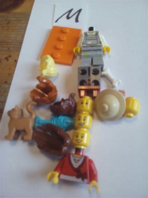 Lego Ny Del Delar Figur Tjej Kvinna Dam M Katt K P P Tradera